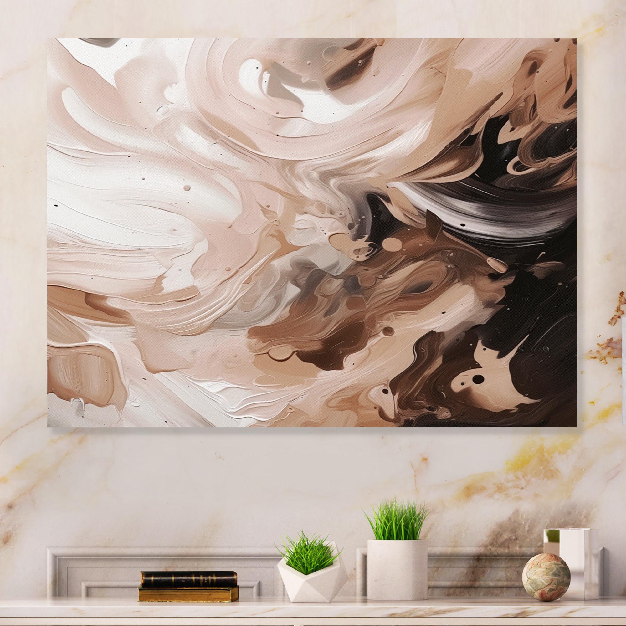 Ivy Bronx Drinel Dancing with Water IV - Unframed Print on Metal | Wayfair